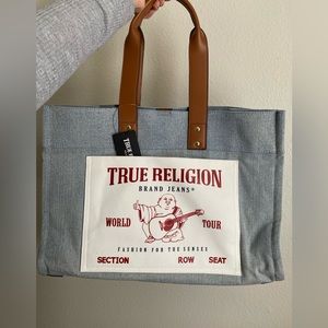 True Religion | Bags | True Religion Large Tote Denim | Poshmark
